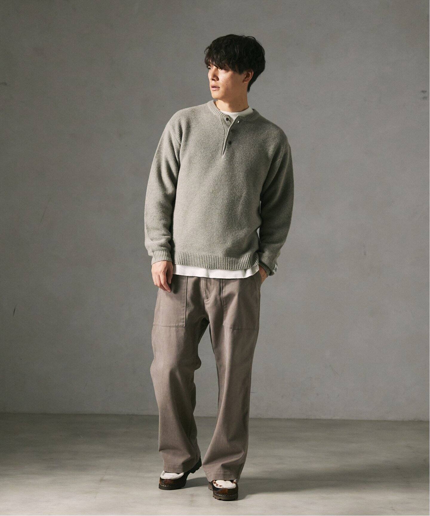 HAMILTON WOOL ガーター ヘンリーネックニット（ニット／セーター）｜JOURNAL STANDARD relume（ジャーナル ...