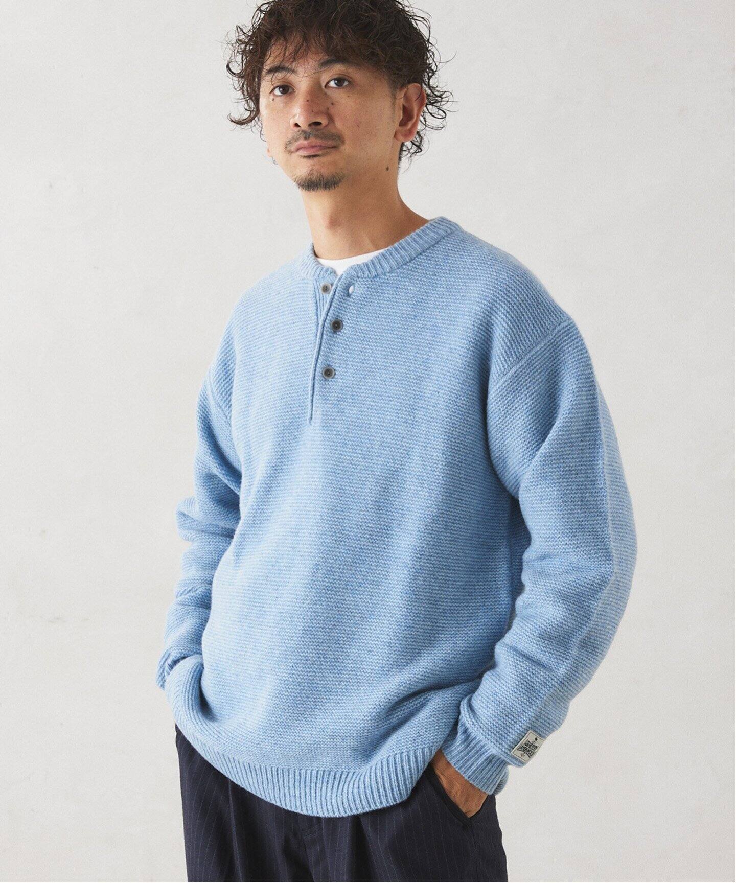 HAMILTON WOOL ガーター ヘンリーネックニット（ニット／セーター）｜JOURNAL STANDARD relume（ジャーナル ...