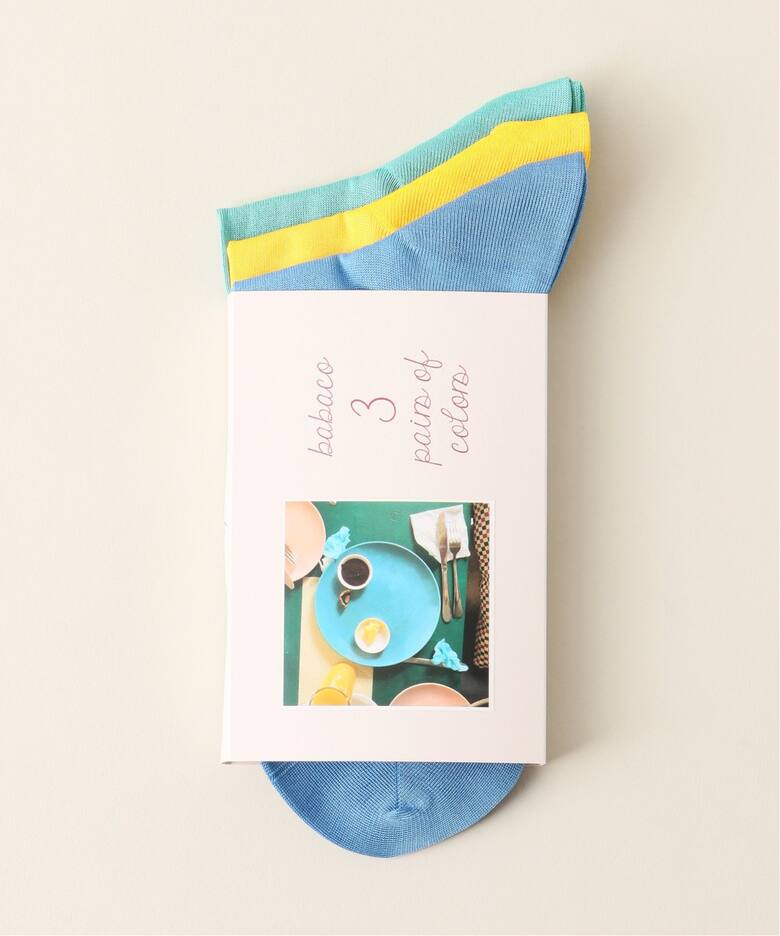 【babaco/ババコ】3 Pairs of Colors（BA02-BN3A）（ソックス・靴下）｜EMILY WEEK（エミリーウィーク）の ...