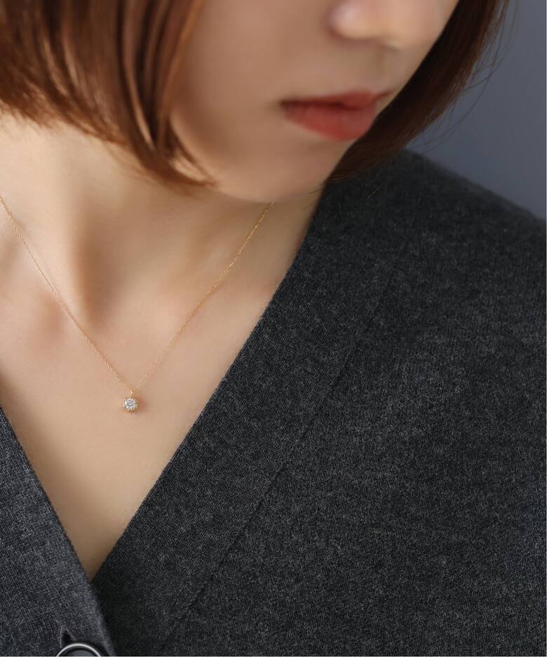 0.18ct六角ダイヤネックレス K18（ネックレス）｜Lilas（リラ）の通販｜BAYCREW’S STORE