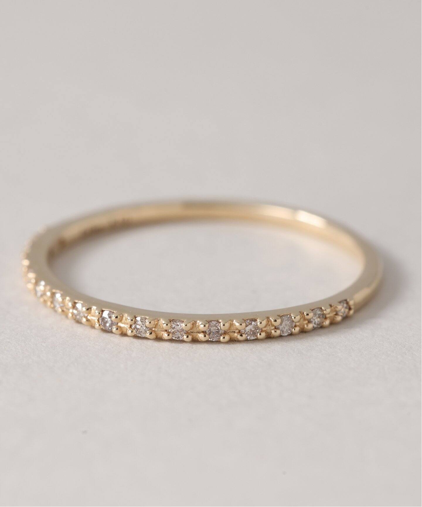 ダイヤハーフエタニティーリング K10（リング）｜Lilas（リラ）の通販｜BAYCREW’S STORE