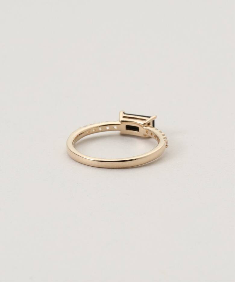10K onyx×white sapphire bucket ring／11（リング）｜DECOUVERTE（デクーヴェルト）の通販 ...