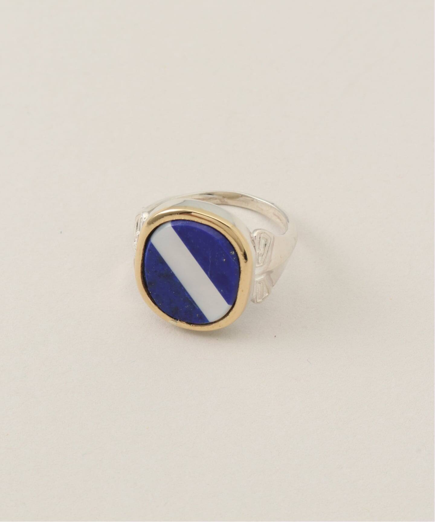 【GIGI JEWERLY / ジジ・ジュエリー】別注 Helios Crest Ring - lapis lazuli -（リング ...