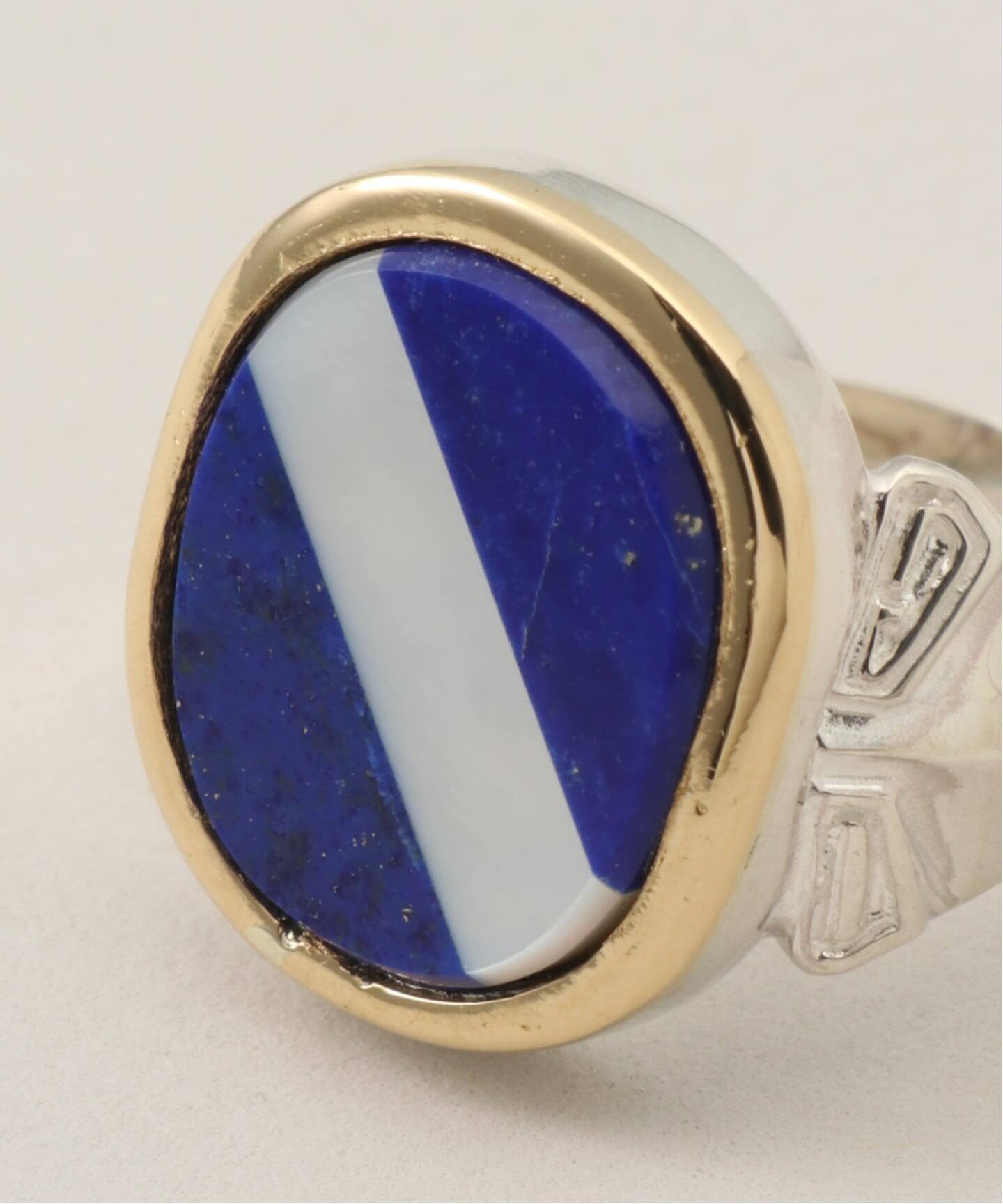 【GIGI JEWERLY / ジジ・ジュエリー】別注 Helios Crest Ring - lapis lazuli -（リング ...