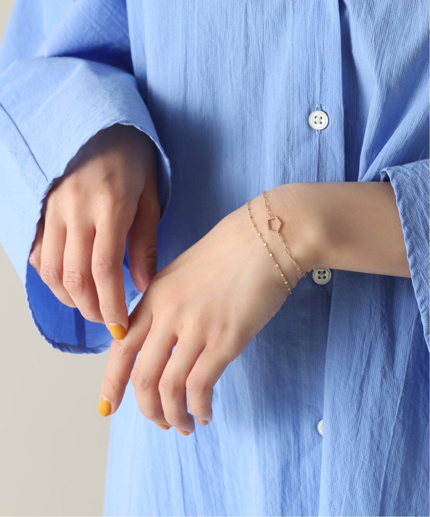 ペンタゴンダイヤブレスレット K10（ブレスレット･バングル）｜Lilas（リラ）の通販｜BAYCREW’S STORE