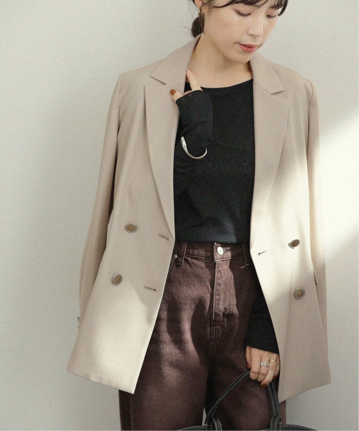 T/Wダブルブレストジャケット（テーラードジャケット）｜La Totalite