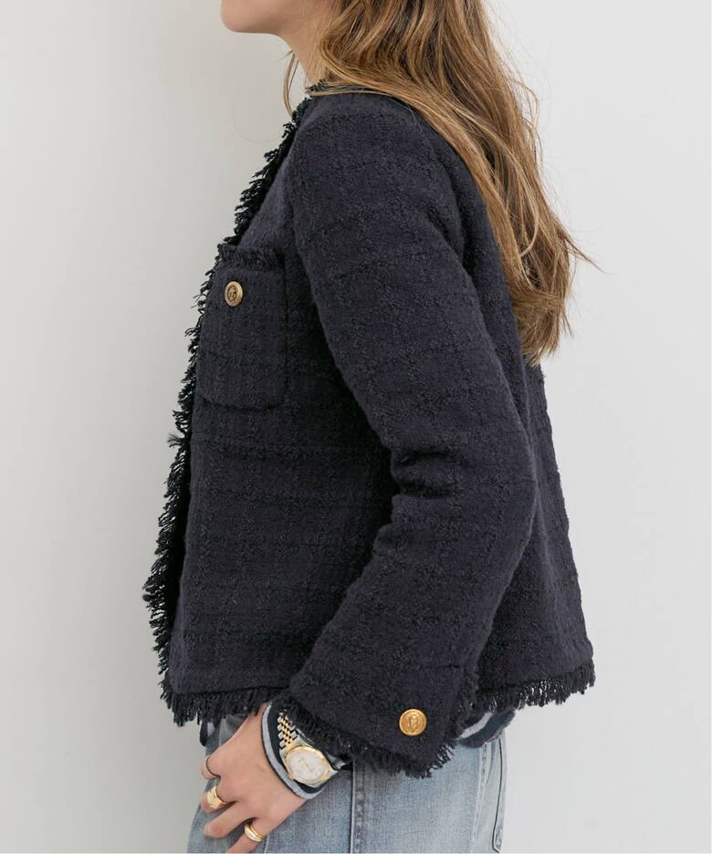 LINTON TWEED SHORT JACKET（その他ジャケット・スーツ）｜L'Appartement（アパルトモン）の通販 ...