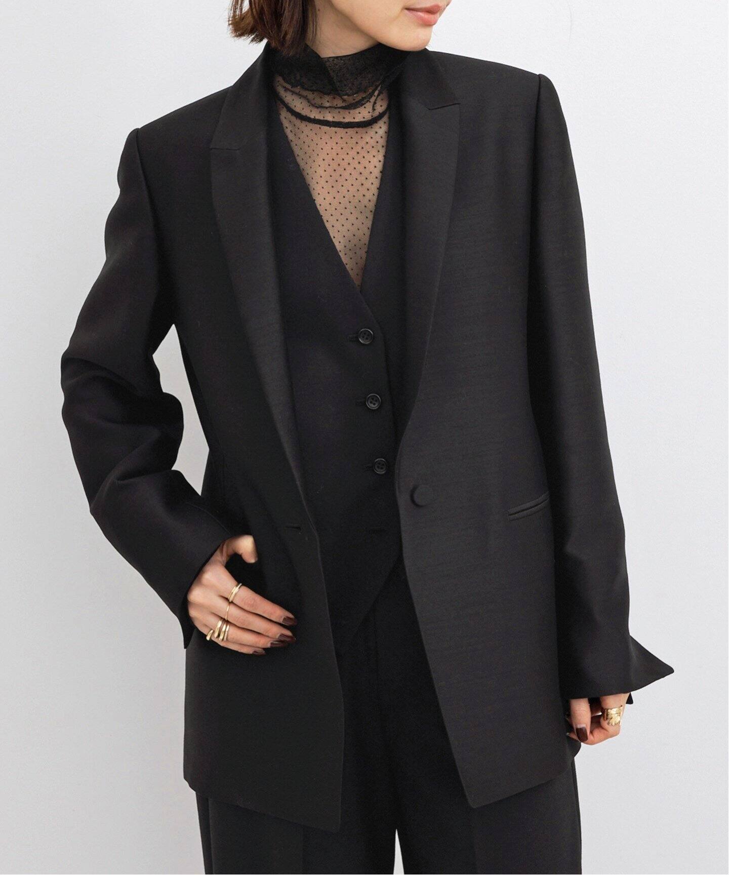 【DOMELLE/ドメル】 LIGHT WOOL SILK FORMAL JACKET（その他ジャケット・スーツ）｜L'Appartement ...