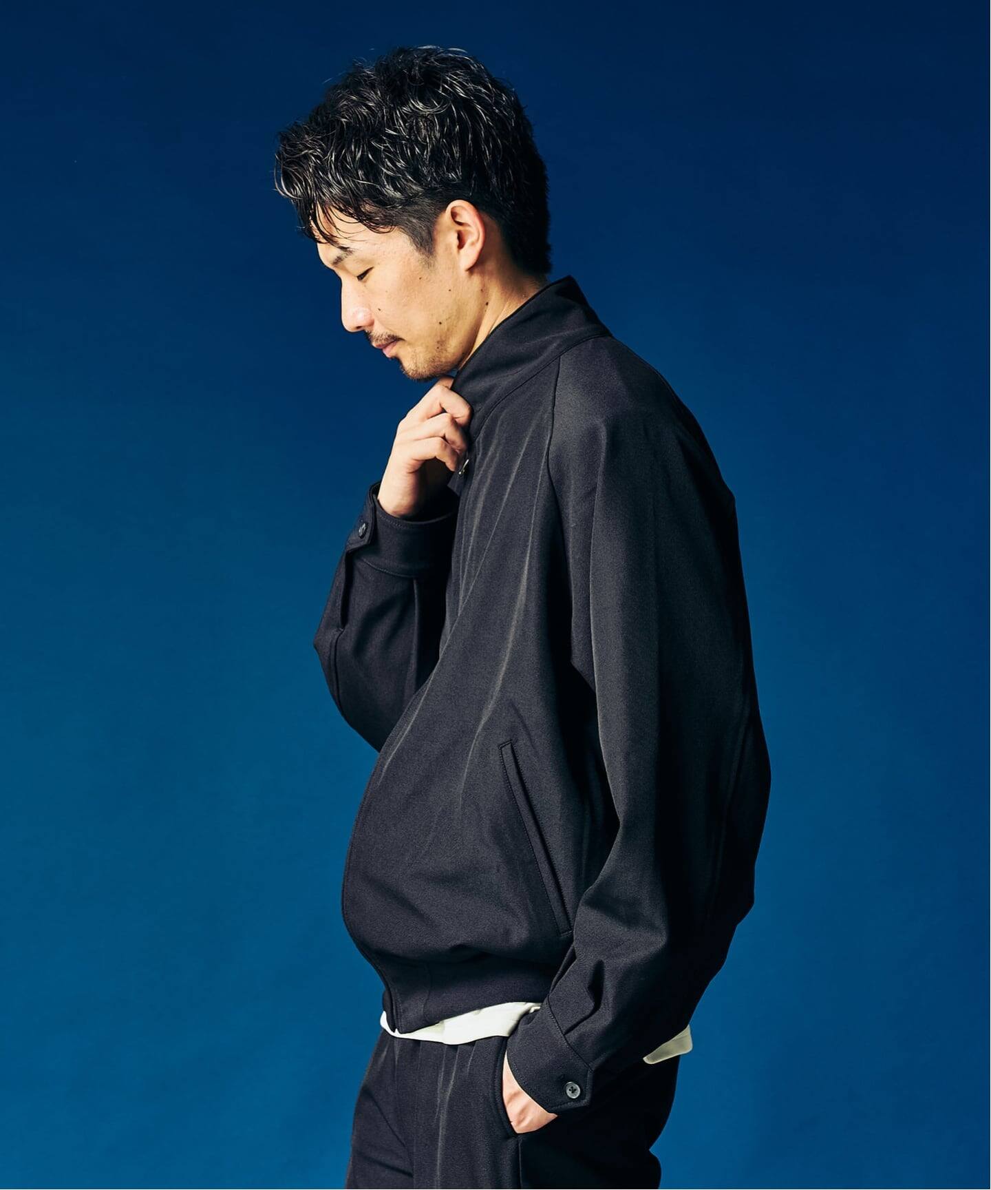 4WAYストレッチ” ハリントンジャケット（その他ブルゾン／アウター