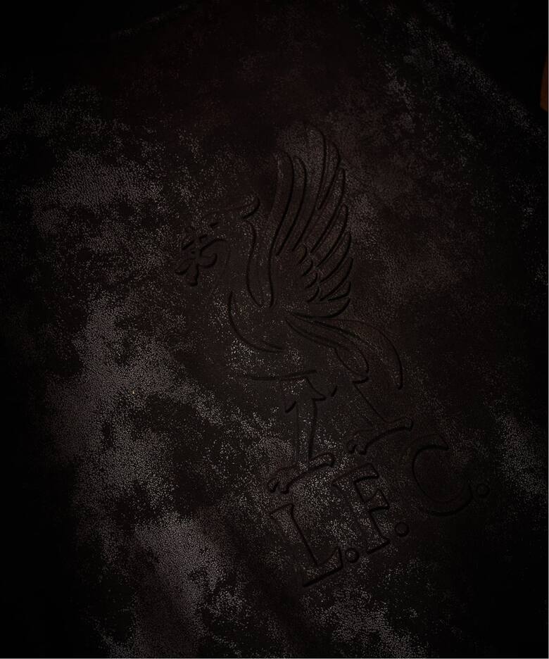 【Liverpool FC / リバプール FC】Fake Leather Emboss Print Blouson（その他ブルゾン／アウター ...