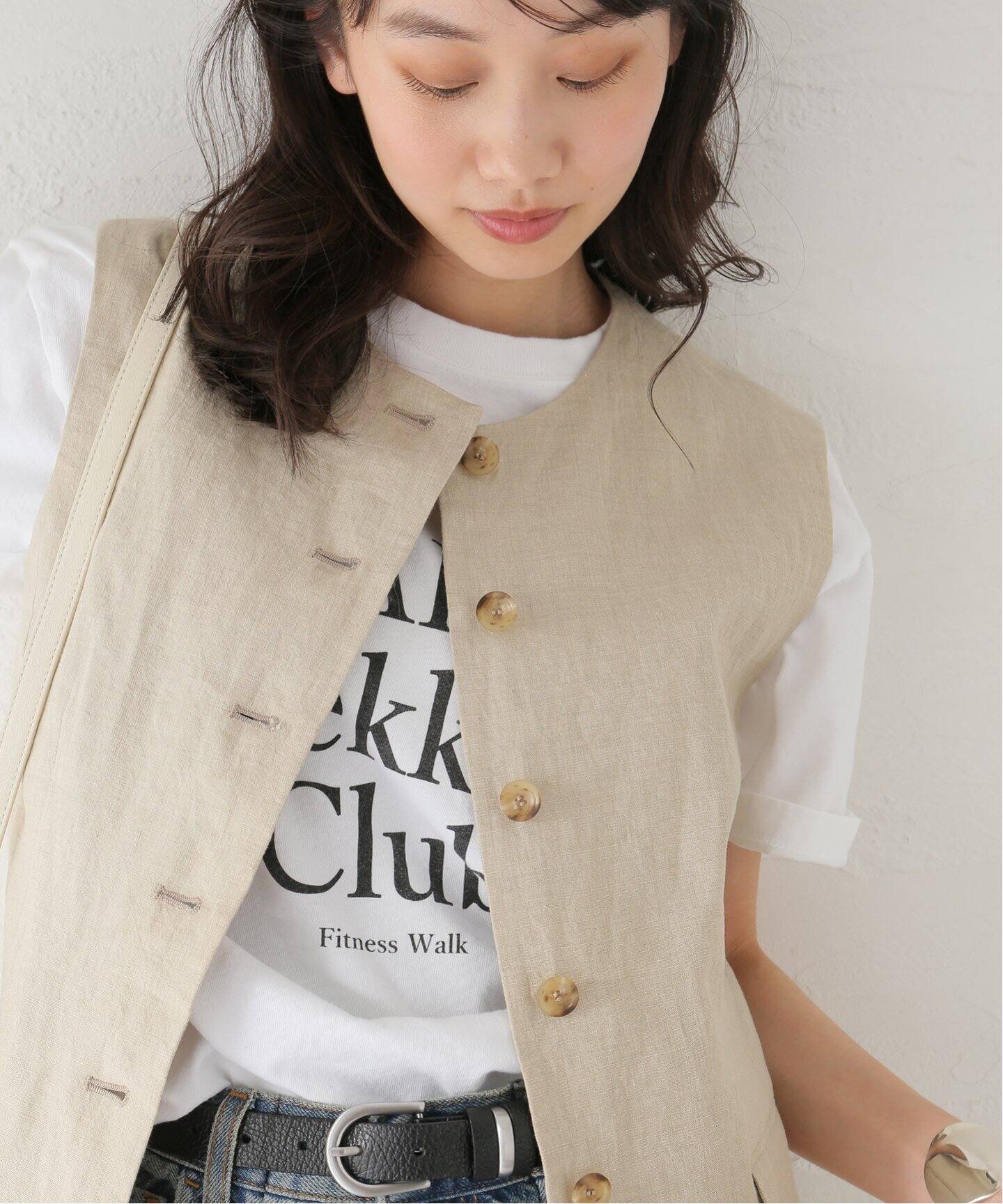 JOURNAL STANDARD L'essage リネンライクオックスベスト 定価29700円