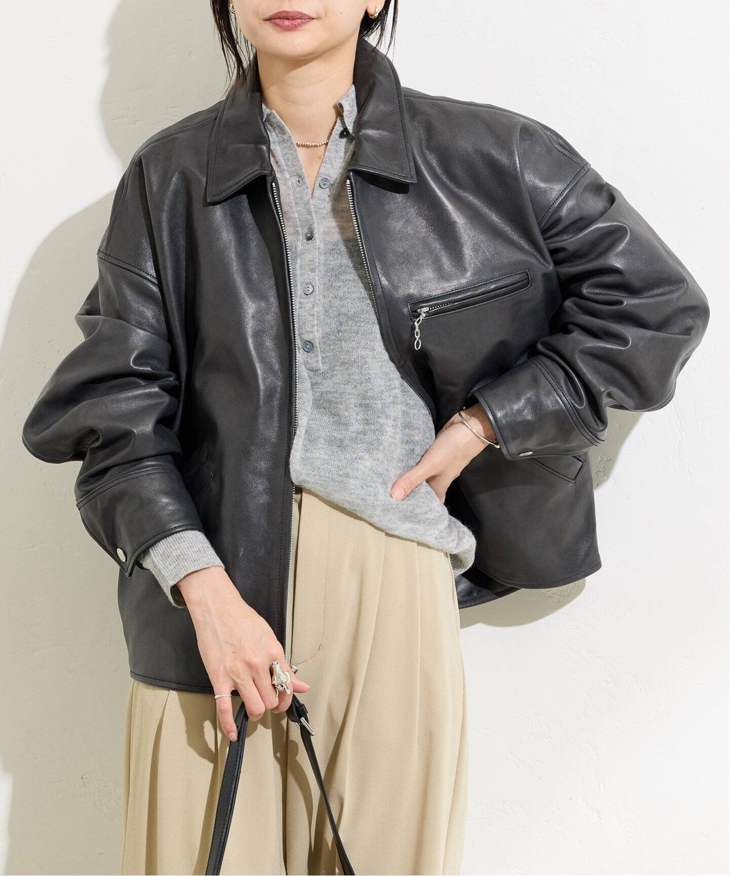 別注【Schott/ショット】LEATHER TRACKER JACKET SMU（レザージャケット）｜JOURNAL STANDARD ...