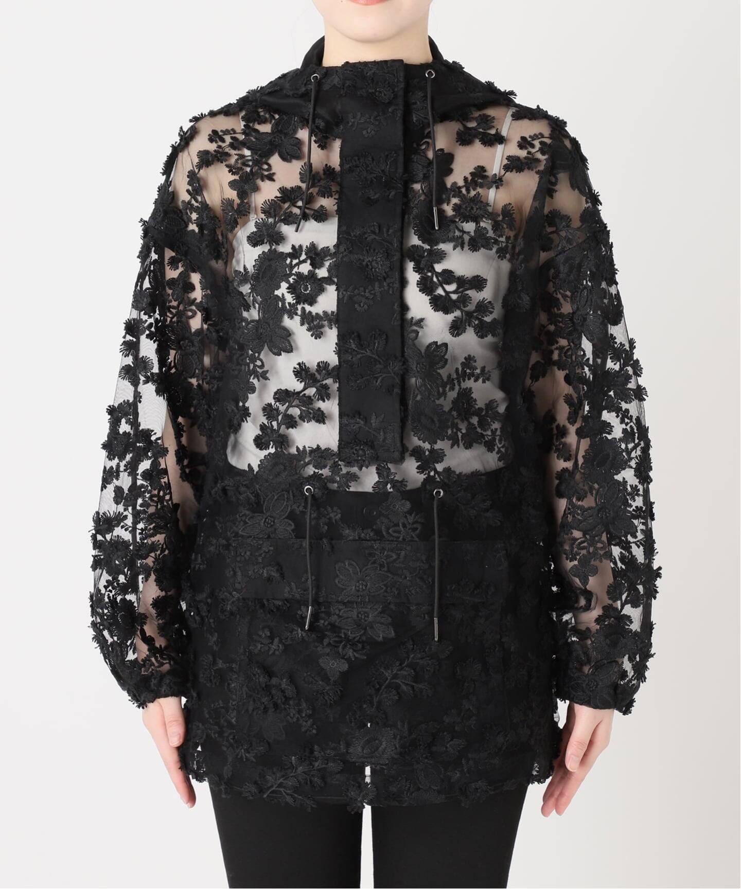 追加》【LAYAS/レイヤーズ】 LACE JQD FOODIE（その他ブルゾン