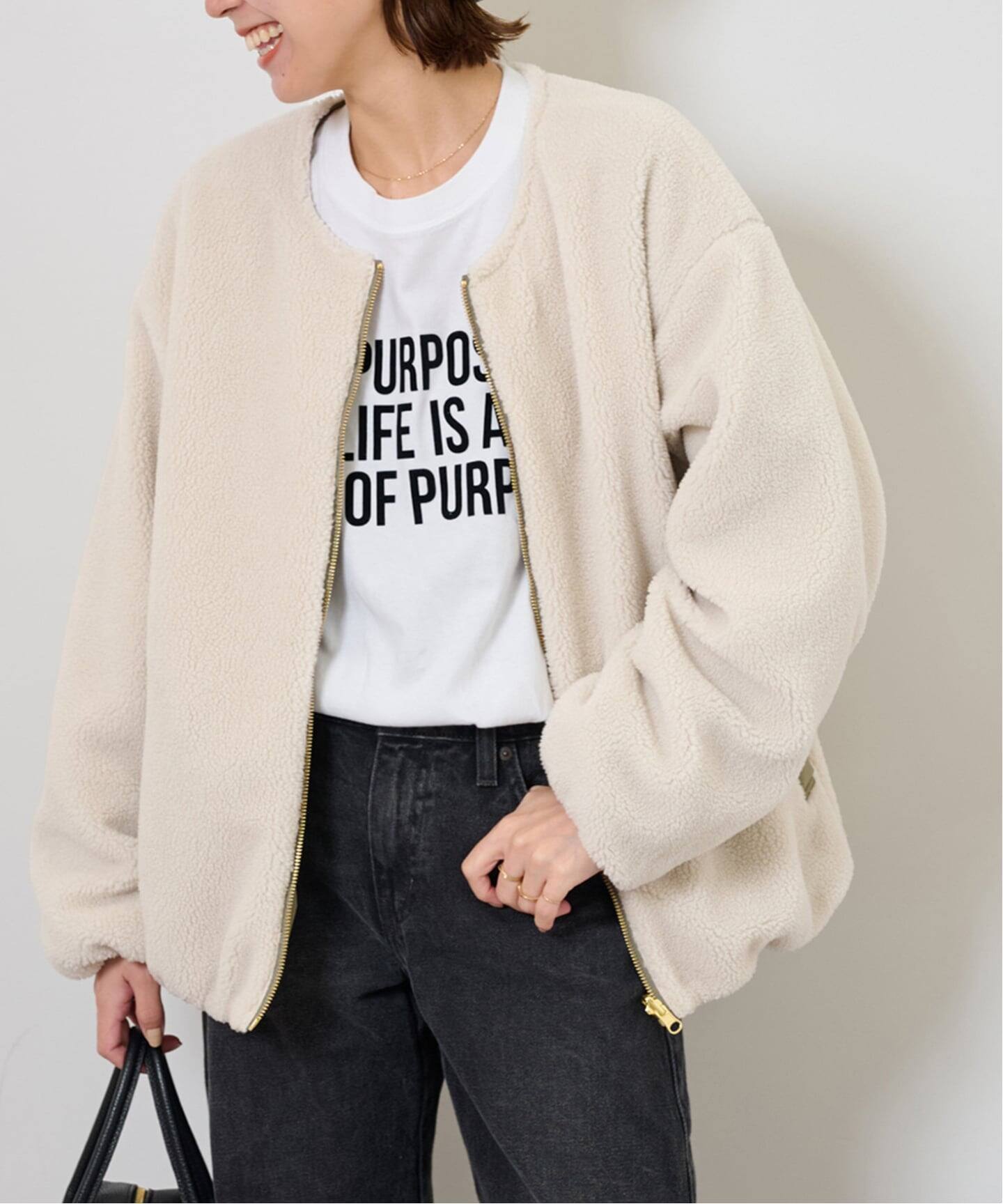 《WEB限定》[25AW新作]リバーシブルボアブルゾン（ボア・フリース）｜JOURNAL STANDARD relume（ジャーナルスタンダード レリューム）の通販｜BAYCREW’S STORE