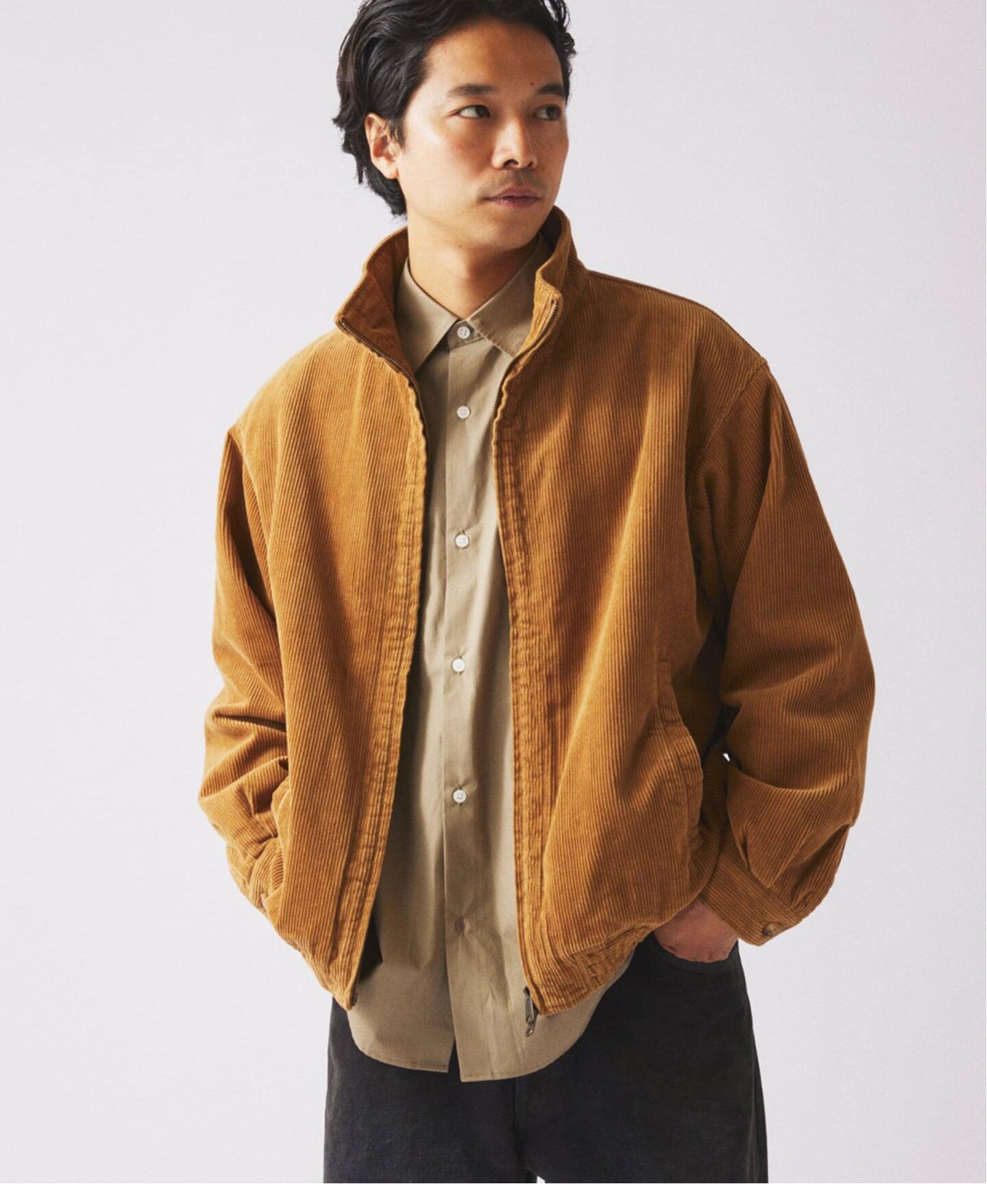 コーデュロイ スタンドカラー ジップブルゾン（その他ブルゾン