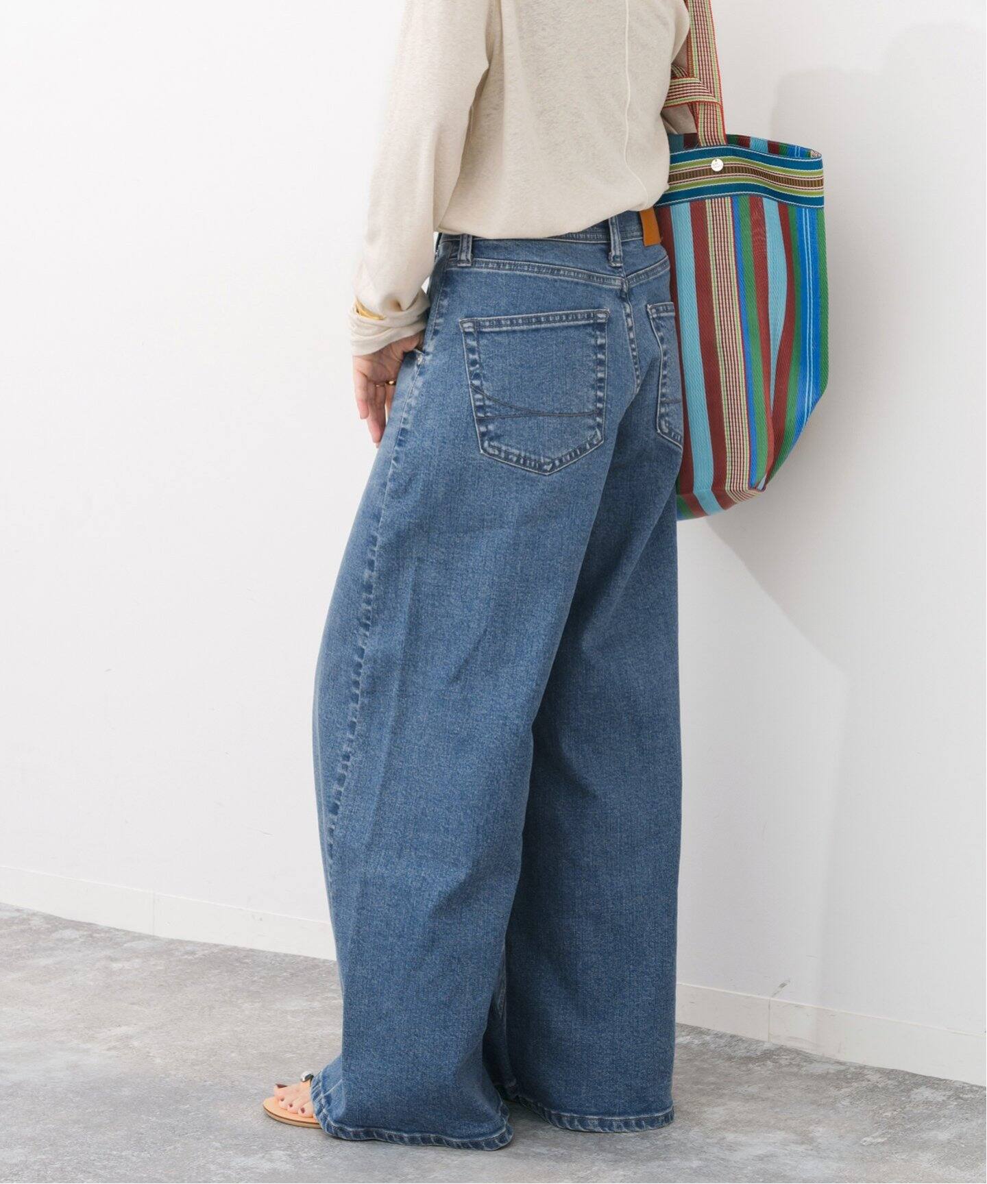 SOMETHING / サムシング 別注LISA SUPER WIDE（デニムパンツ・ジーンズ）｜Spick & Span（スピック＆スパン ...