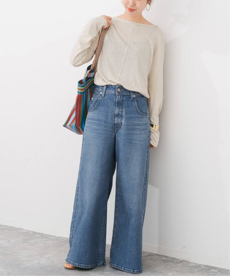 SOMETHING / サムシング 別注LISA SUPER WIDE（デニムパンツ・ジーンズ）｜Spick & Span（スピック＆スパン ...