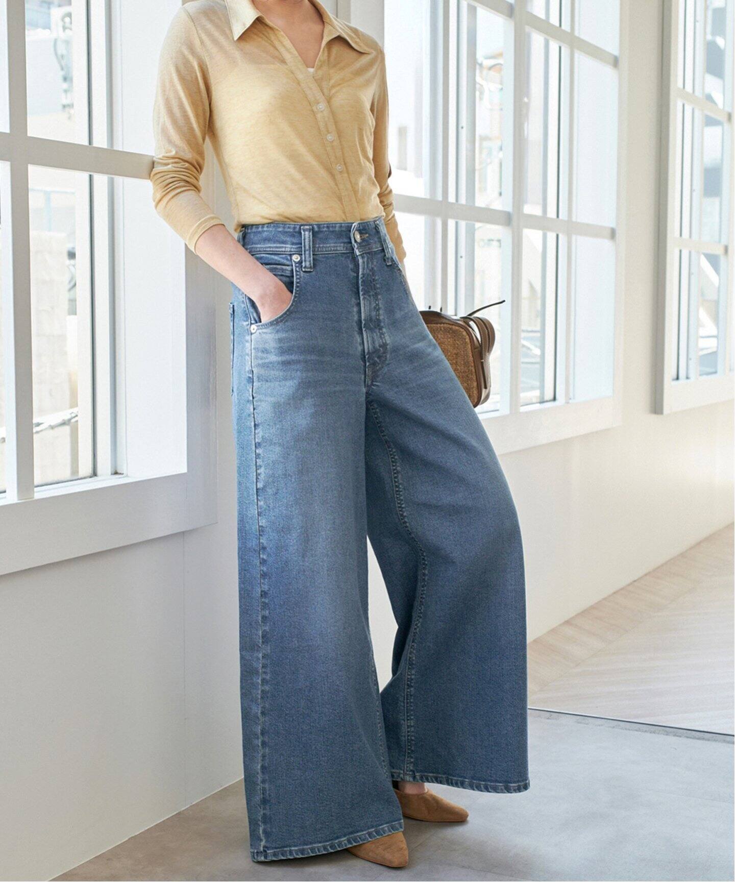 SOMETHING / サムシング 別注LISA SUPER WIDE（デニムパンツ・ジーンズ）｜Spick and Span（スピック ...