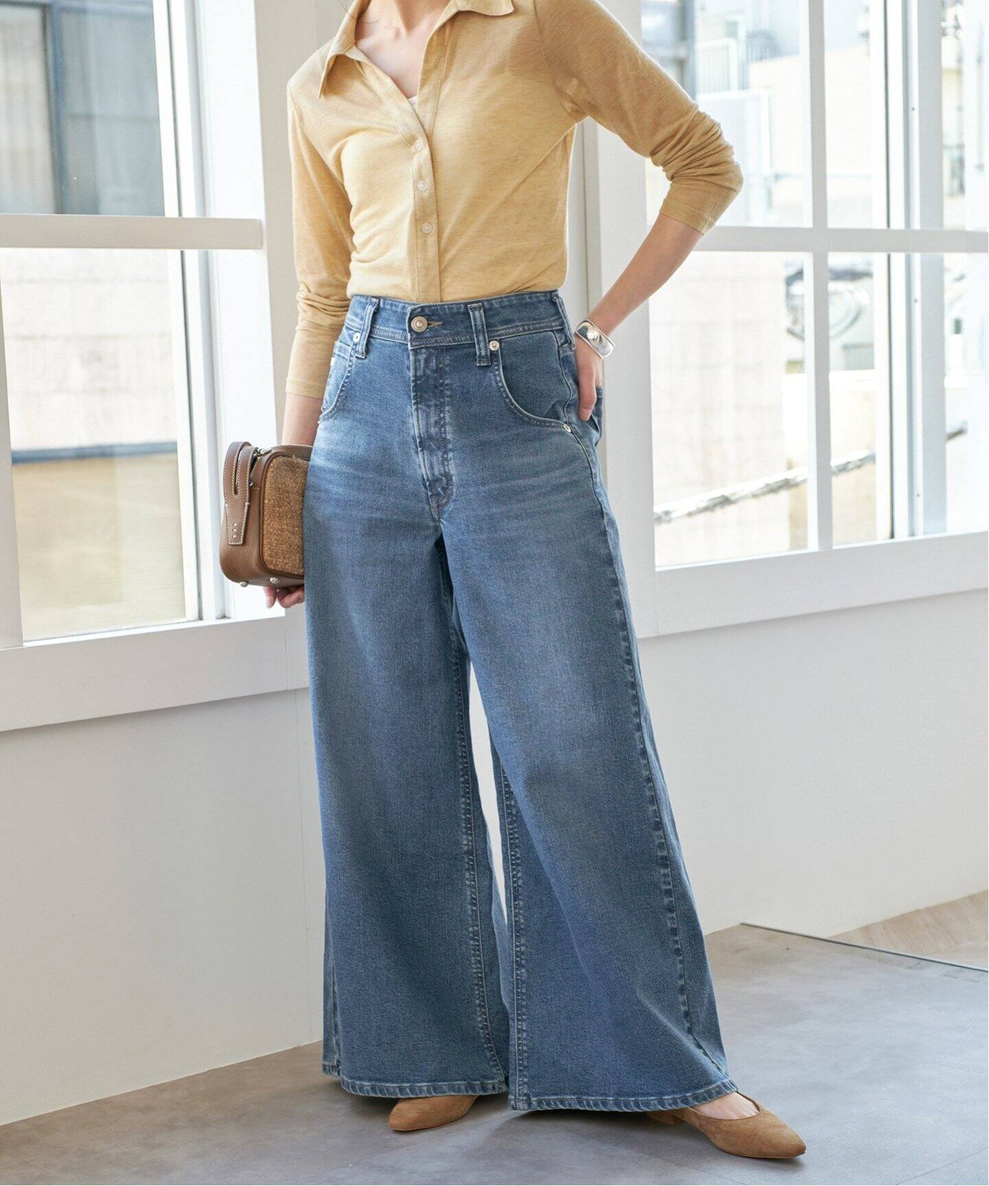 SOMETHING / サムシング 別注LISA SUPER WIDE（デニムパンツ・ジーンズ）｜Spick and Span（スピック ...