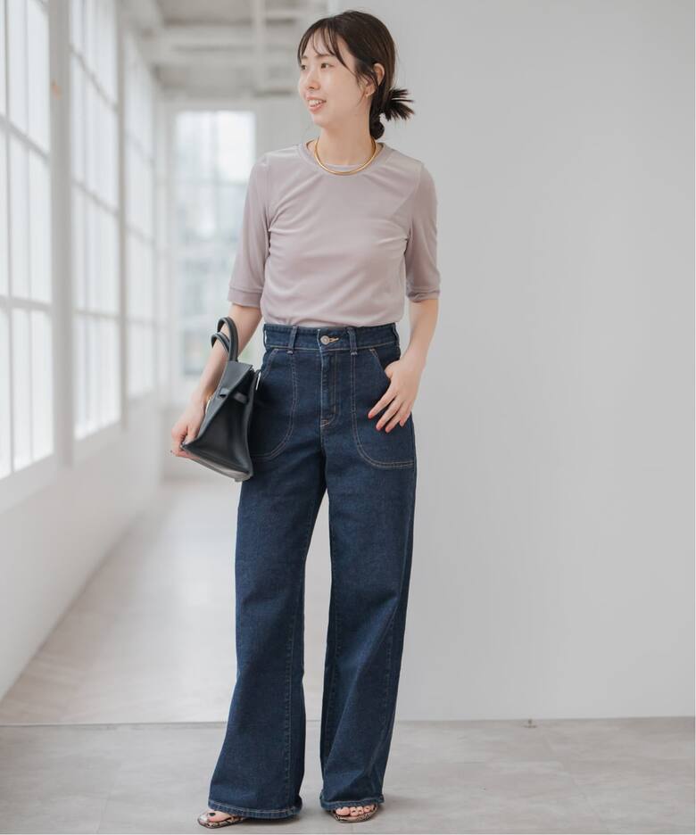 SOMETHING / サムシング 別注LISA WIDE（デニムパンツ・ジーンズ）｜Spick & Span（スピック＆スパン）の通販 ...