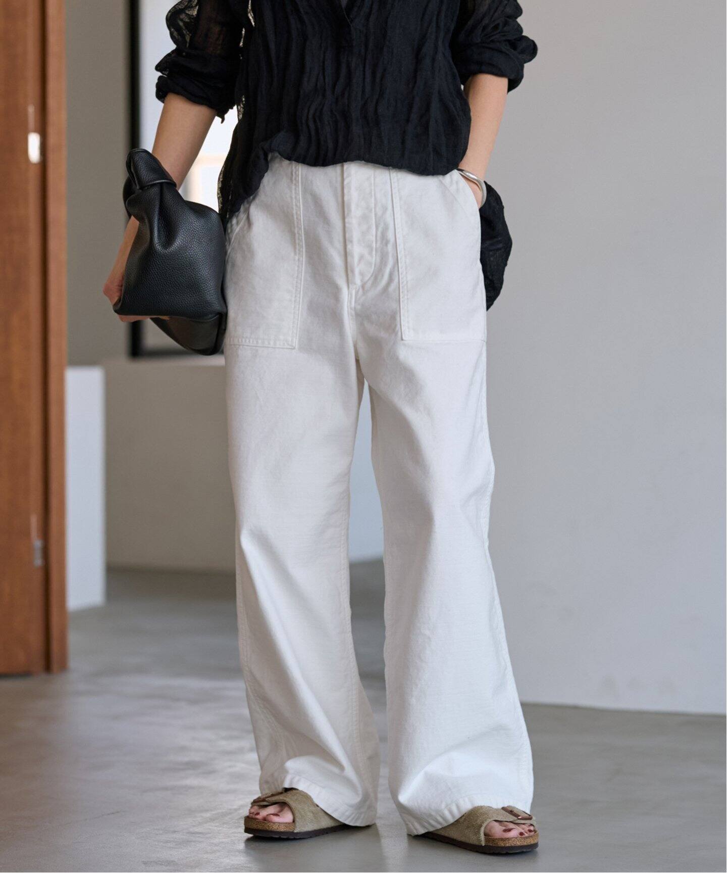 ≪追加≫バックサテンベイカーパンツ（カーゴパンツ）｜FRAMeWORK（フレームワーク）の通販｜BAYCREW’S STORE