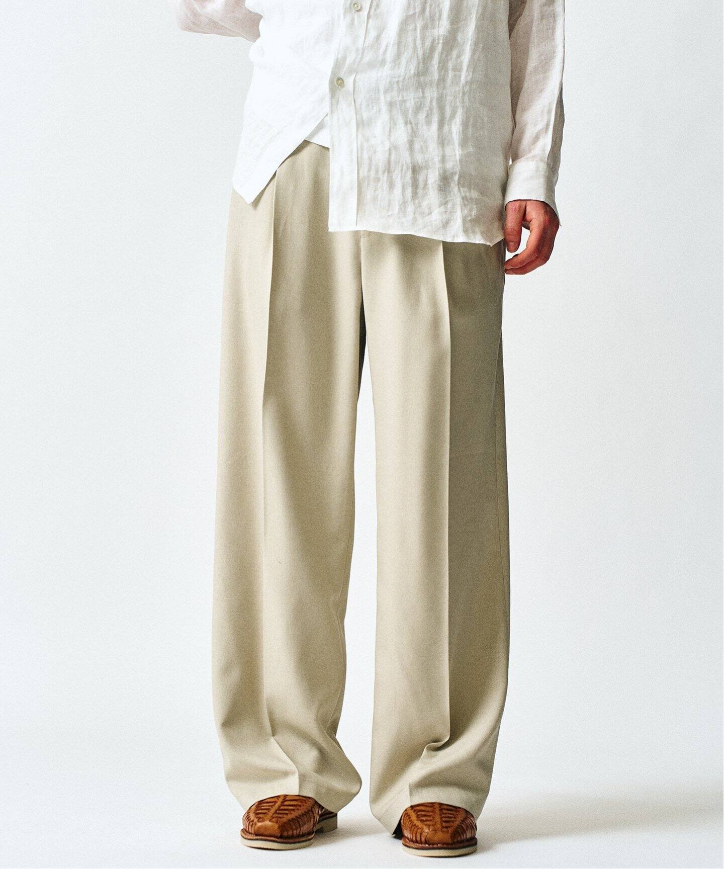 Reflax LINON EASY ワイドイージースラックス（スラックス）｜417 EDIFICE（フォーワンセブン エディフィス）の通販 ...