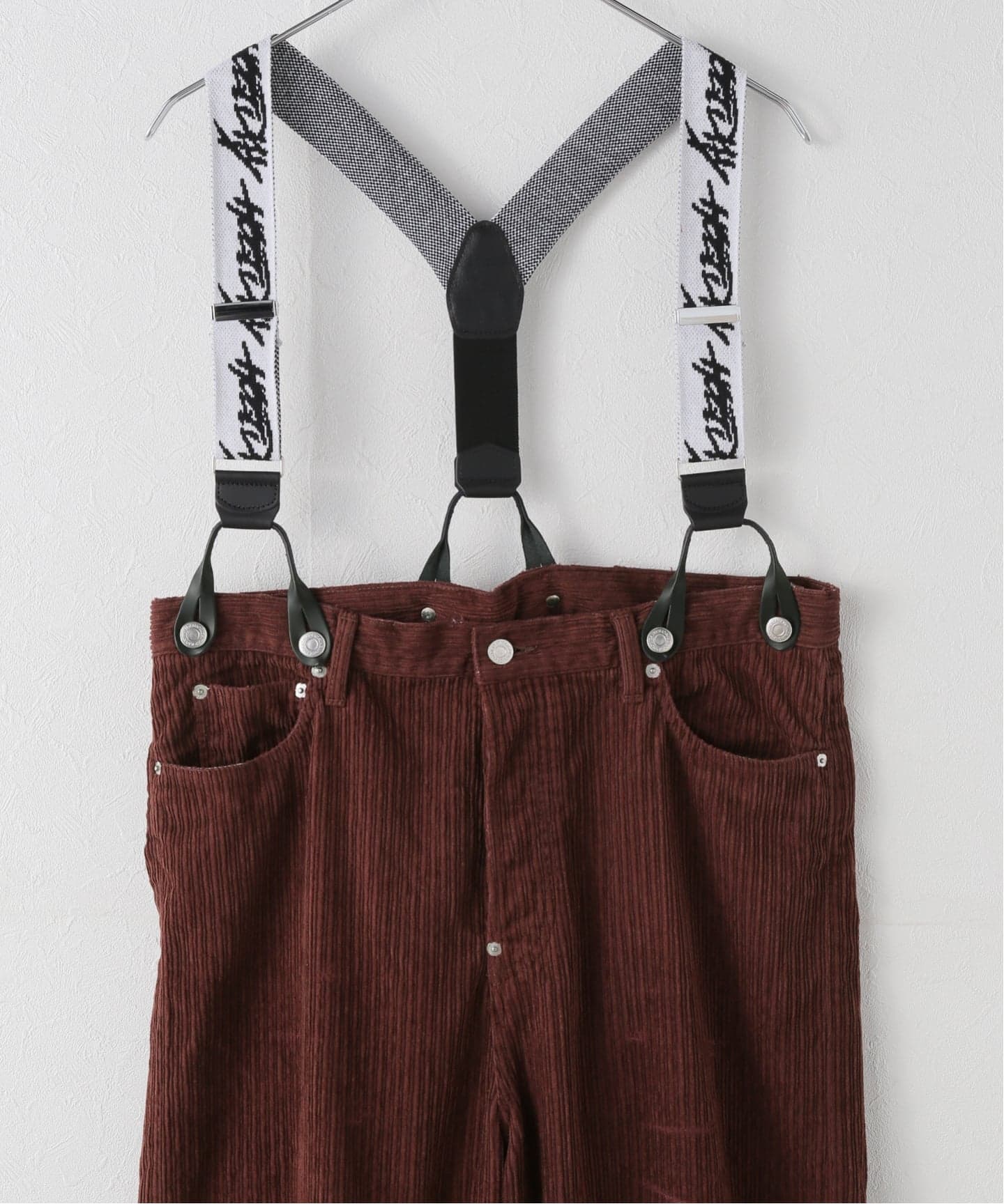 HOLIDAY/ホリデイ】 DAMAGE CORDUROY SUSPENDER PANTS（その他パンツ