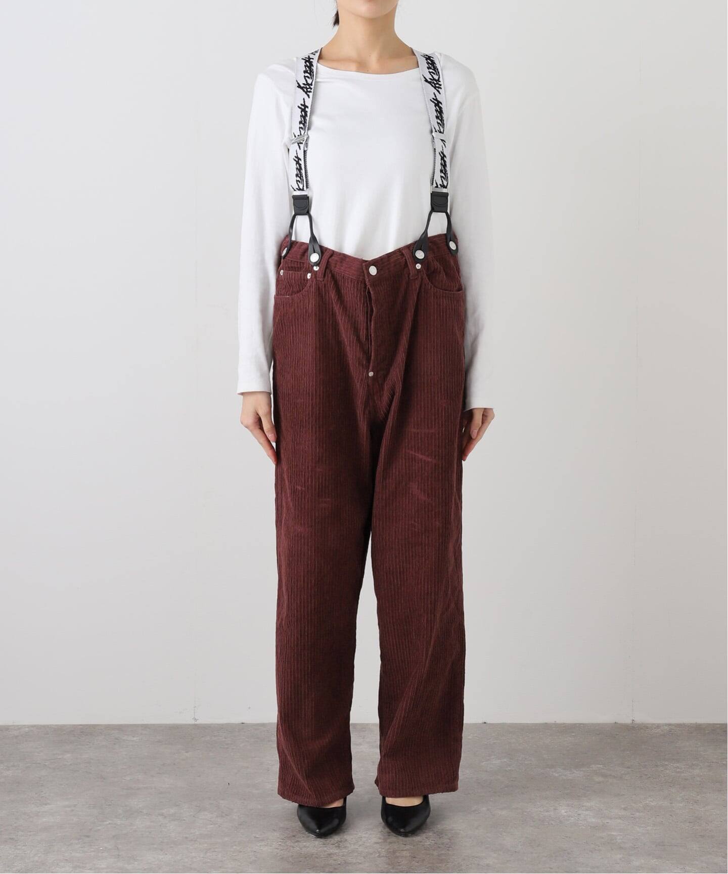 ジャーナルスタンダード（JOURNAL STANDARD）/【HOLIDAY/ホリデイ】 DAMAGE CORDUROY SUSPENDER PANTS HOLIDAY/ホリデイ】 DAMAGE CORDUROY SUSPENDER PANTS（その他パンツ