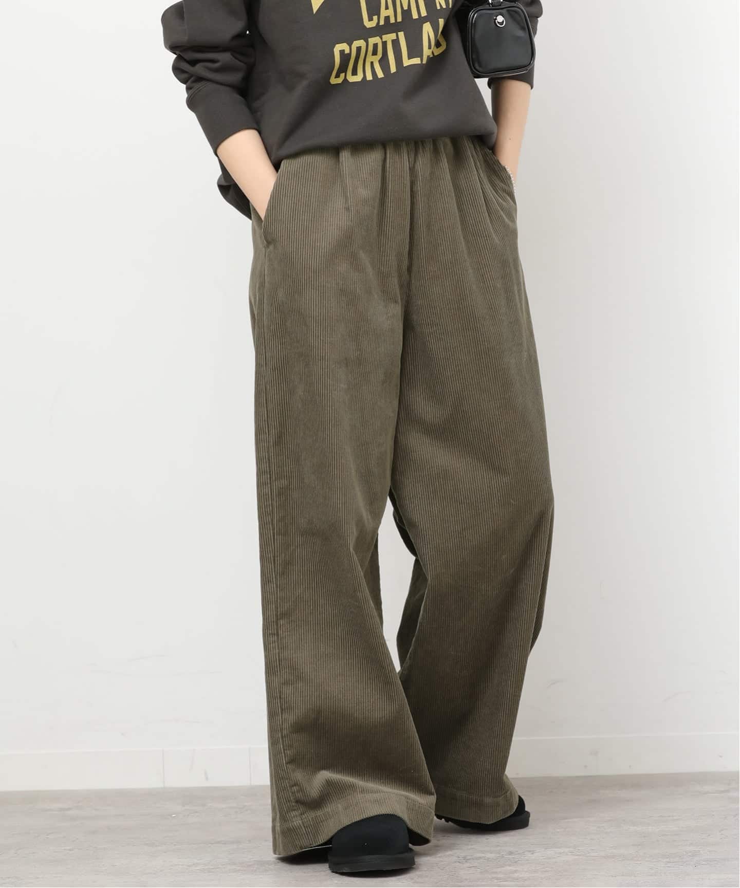追加》コットンコーデュロイイージーワイド（その他パンツ）｜JOURNAL