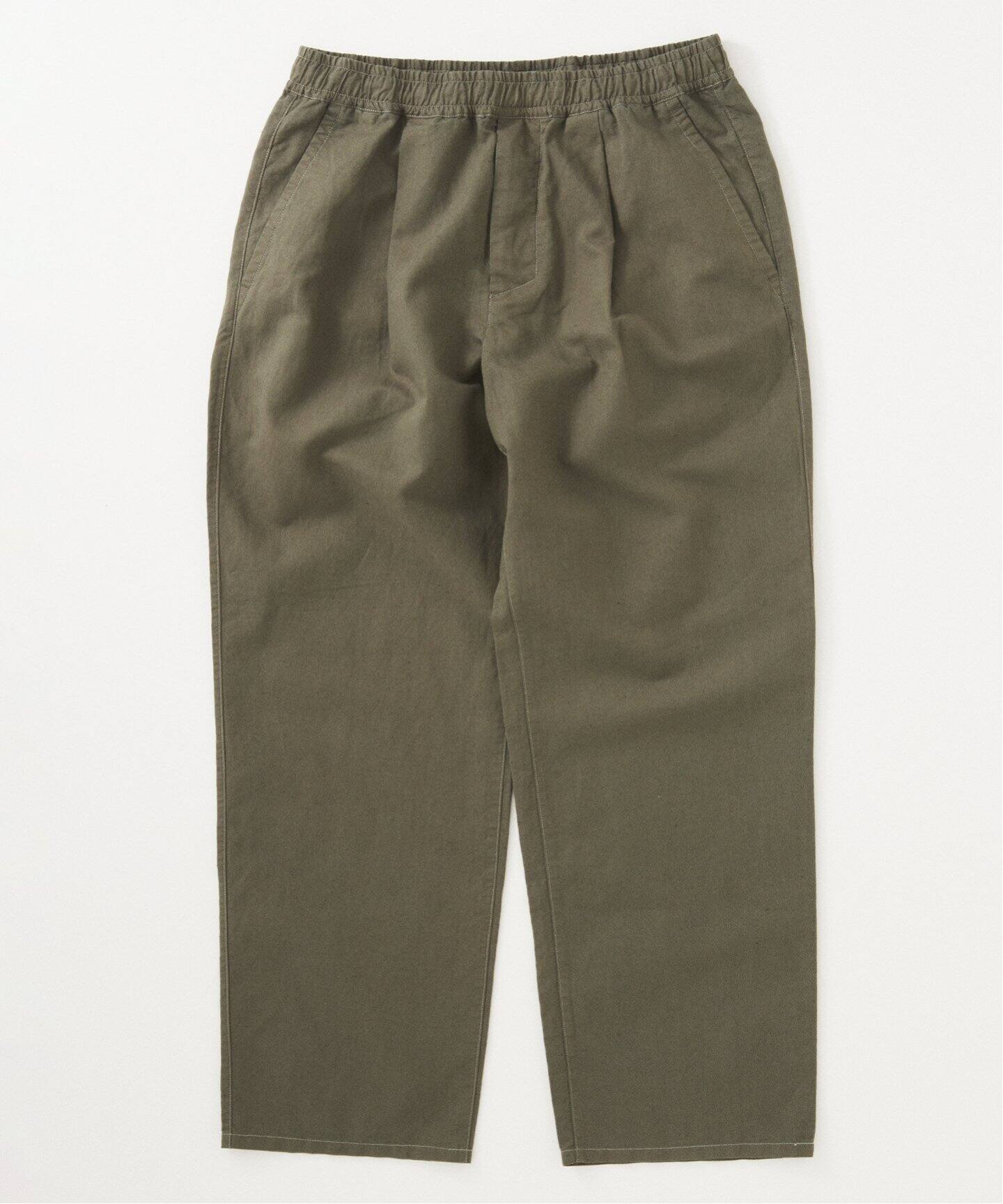 ヨーロピアンフラックス ガーメントダイ スクエアイージーパンツ