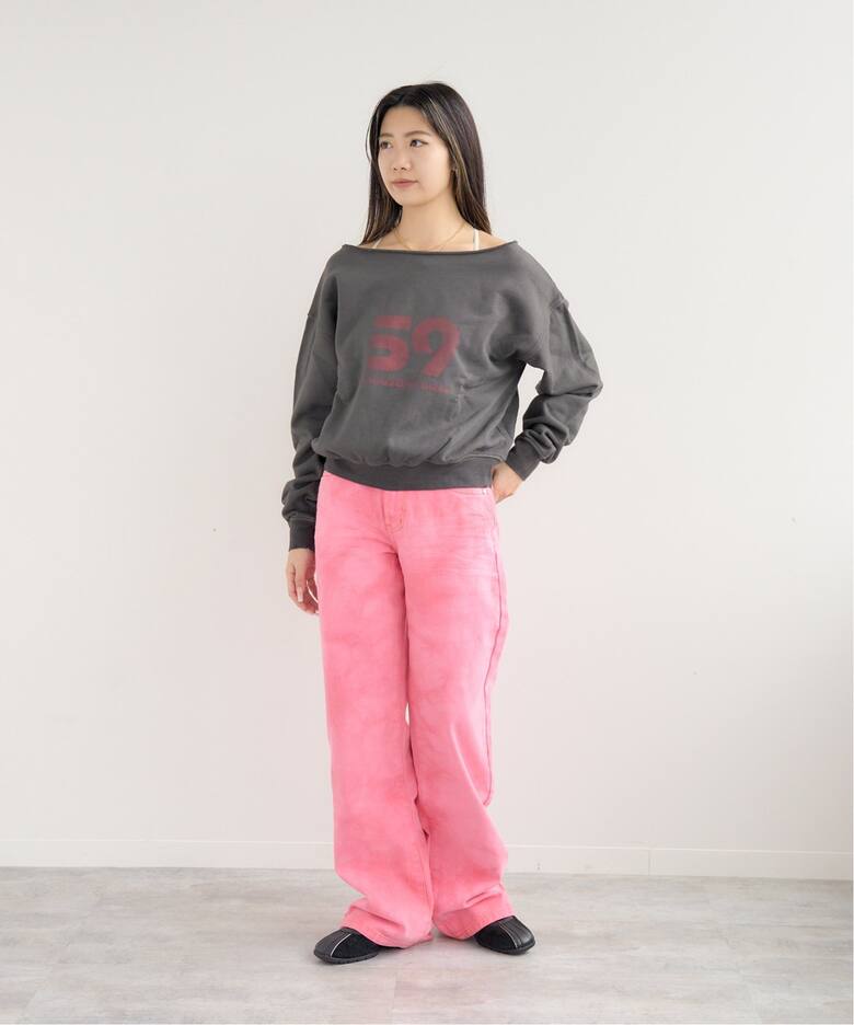 One Tea spoon / ワンティースプーン PINK KISS WIDE LEG JEANS（デニムパンツ・ジーンズ）｜JOINT ...