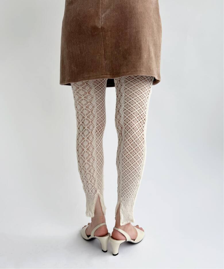 【EUCHRONIA/ユークロニア】Stretch lace leggings（レギンス・スパッツ）｜EDIT.FOR LULU（エディット ...