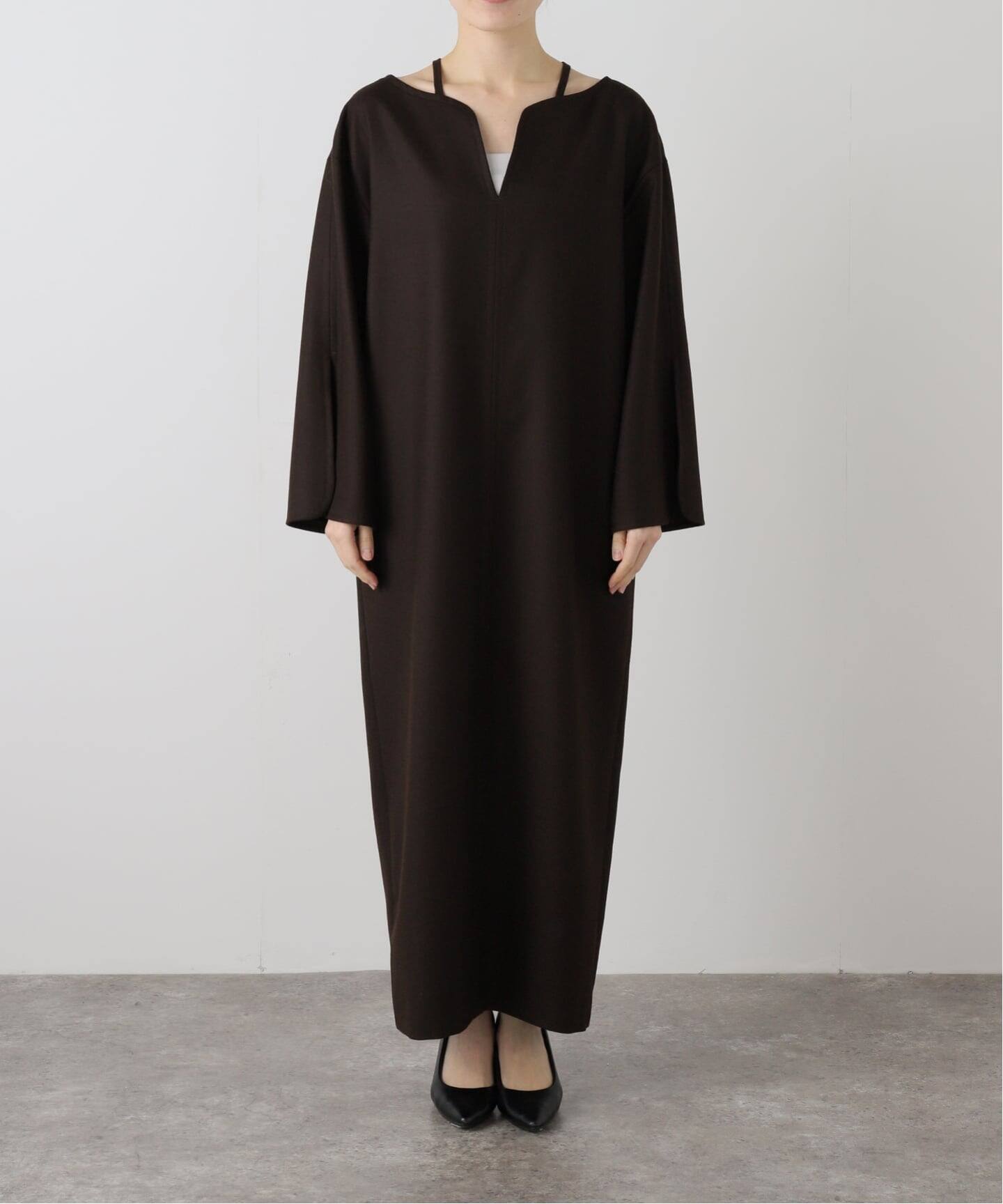 ノーブル（Noble）/ウールフラノカフタンドレス ウールフラノカフタンドレス（ワンピース）｜NOBLE（ノーブル）の通販
