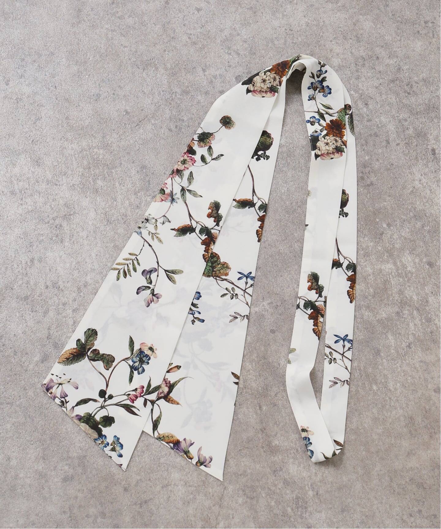 フラワープリントラグランボウタイワンピース（ワンピース）｜NOBLE