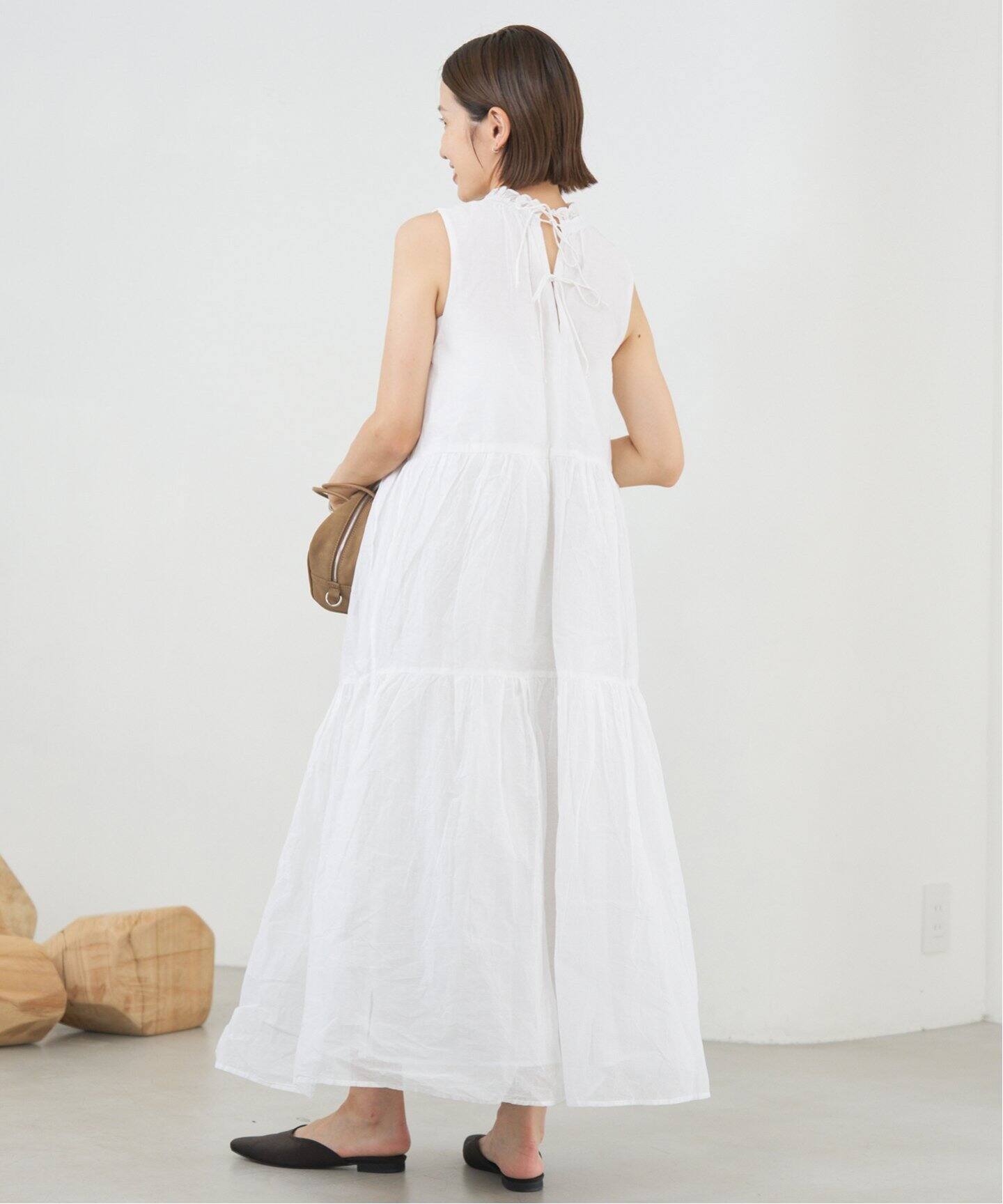 MARILYN MOON/マリリンムーン Sheer gather OP ワンピース（ワンピース