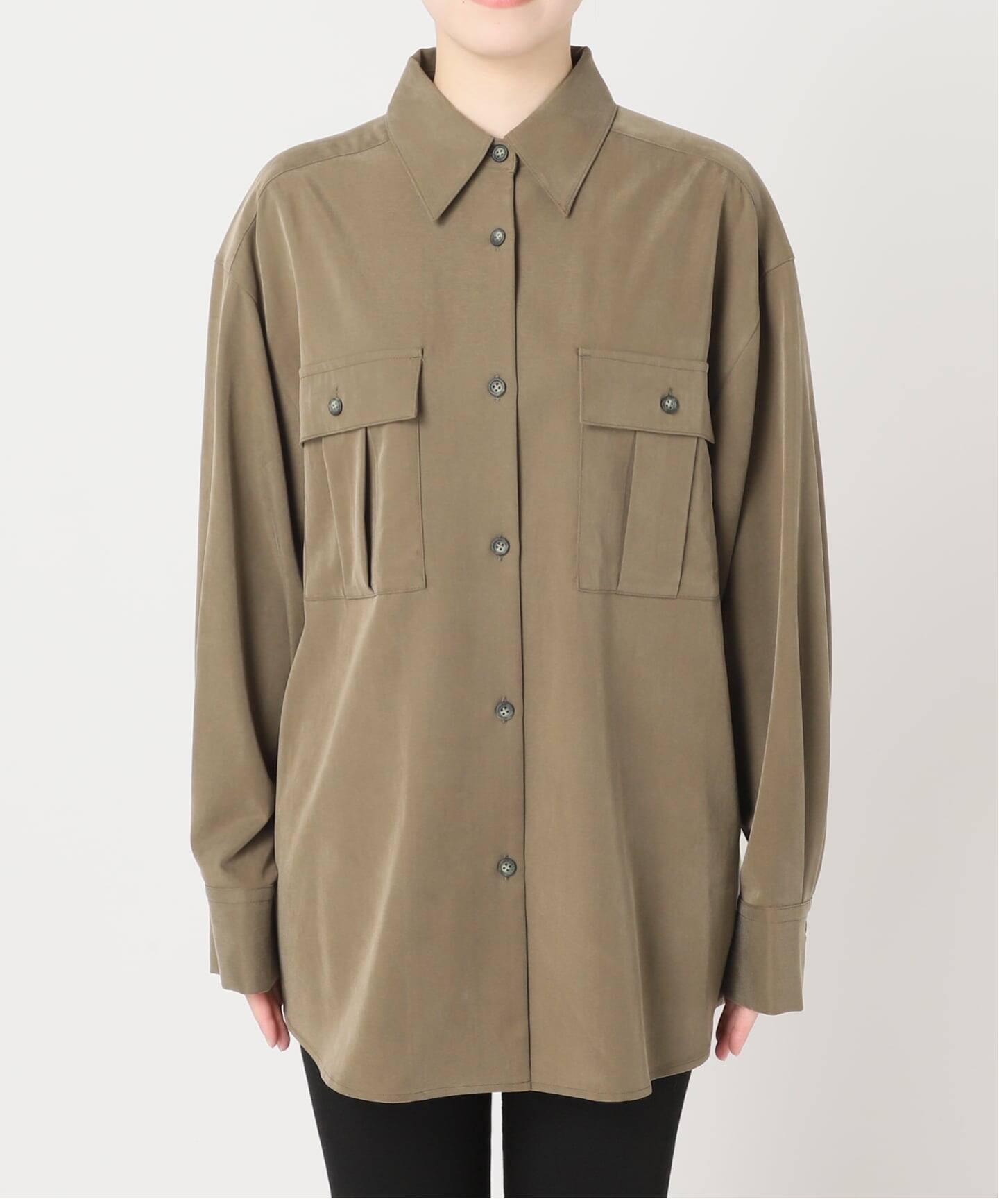 ジャーナルスタンダード（JOURNAL STANDARD）/Vintage Twill BK Slit シャツ Vintage Twill BK Slit シャツ（シャツ／ブラウス）｜JOURNAL STANDARD