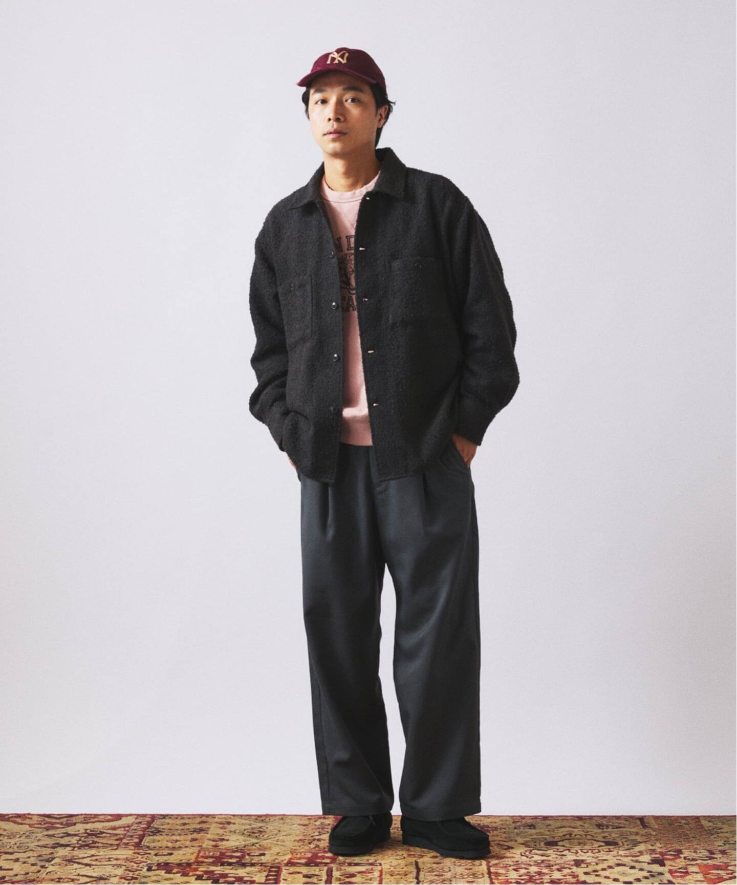 ビッグ ヘリンボン CPO シャツ ジャケット（シャツ／ブラウス