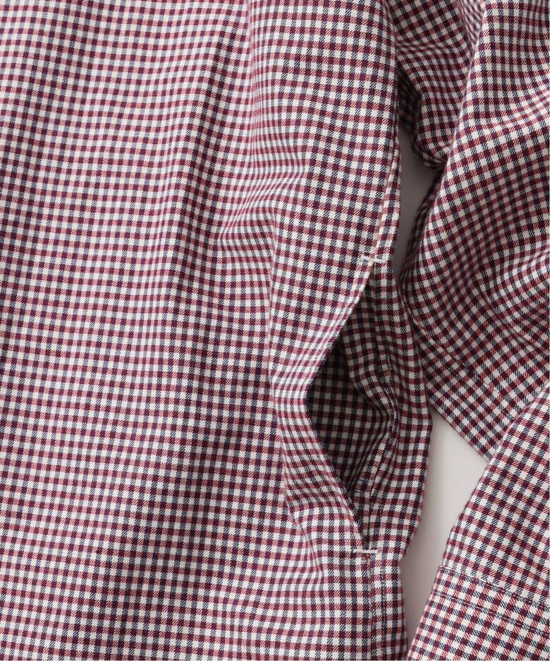【FOLL/ フォル】cotton cashmere gingham check daily shir（シャツ／ブラウス）｜JOURNAL ...