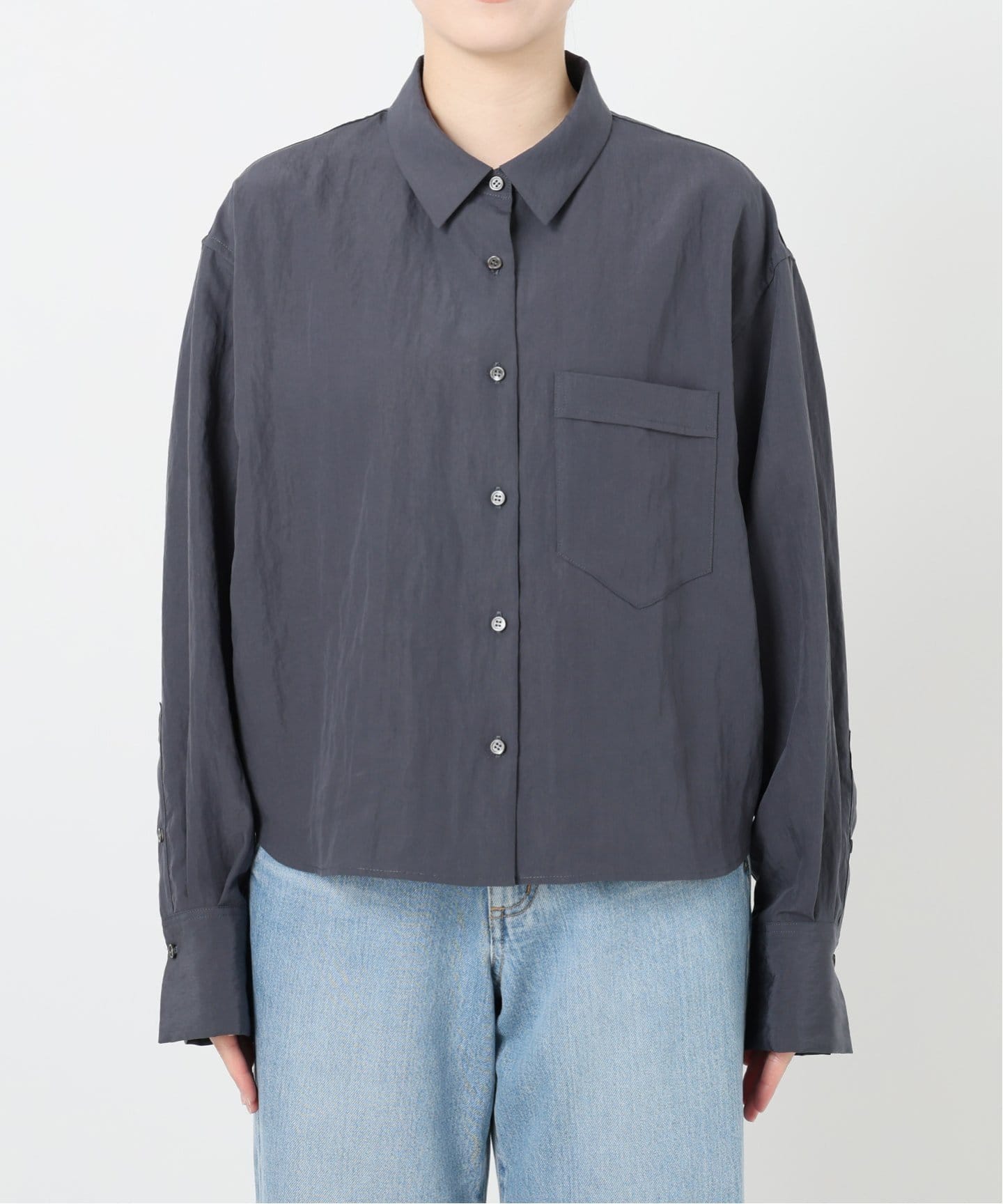 フィブリルポプリンショートシャツ（シャツ／ブラウス）｜IENA（イエナ