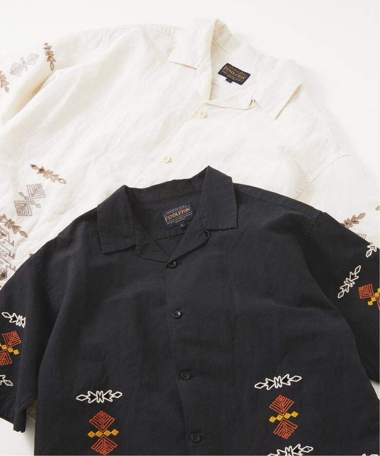 PENDLETON / ペンドルトン 別注 刺繍 オープンカラーシャツ（シャツ／ブラウス）｜JOURNAL STANDARD relume（ジャーナルスタンダード レリューム）の通販 ...