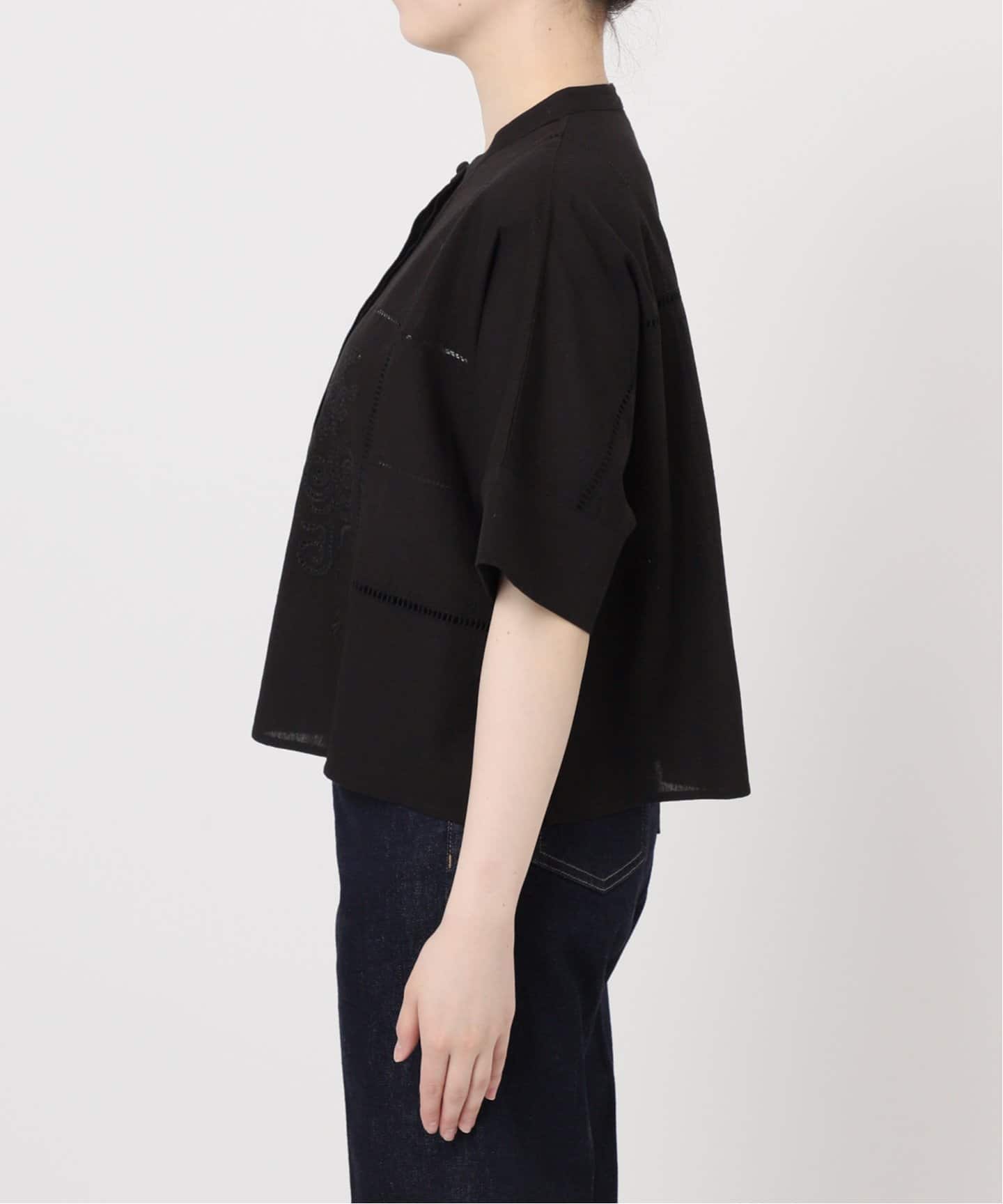 手洗い可 / リネン混エンブロイダリードルマンシャツ（シャツ