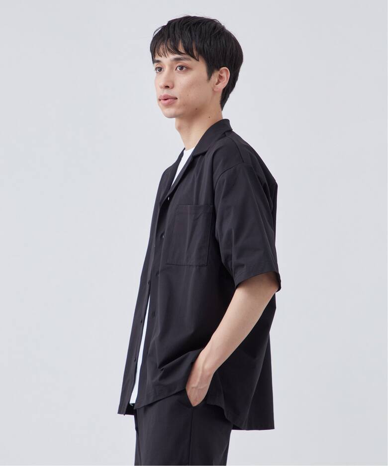 TQA-6 高機能セットアップ / オープンカラーシャツ＆ワイドテーパードスラックス（シャツ／ブラウス）｜B.C STOCK（ベーセーストック）の通販｜BAYCREW’S STORE