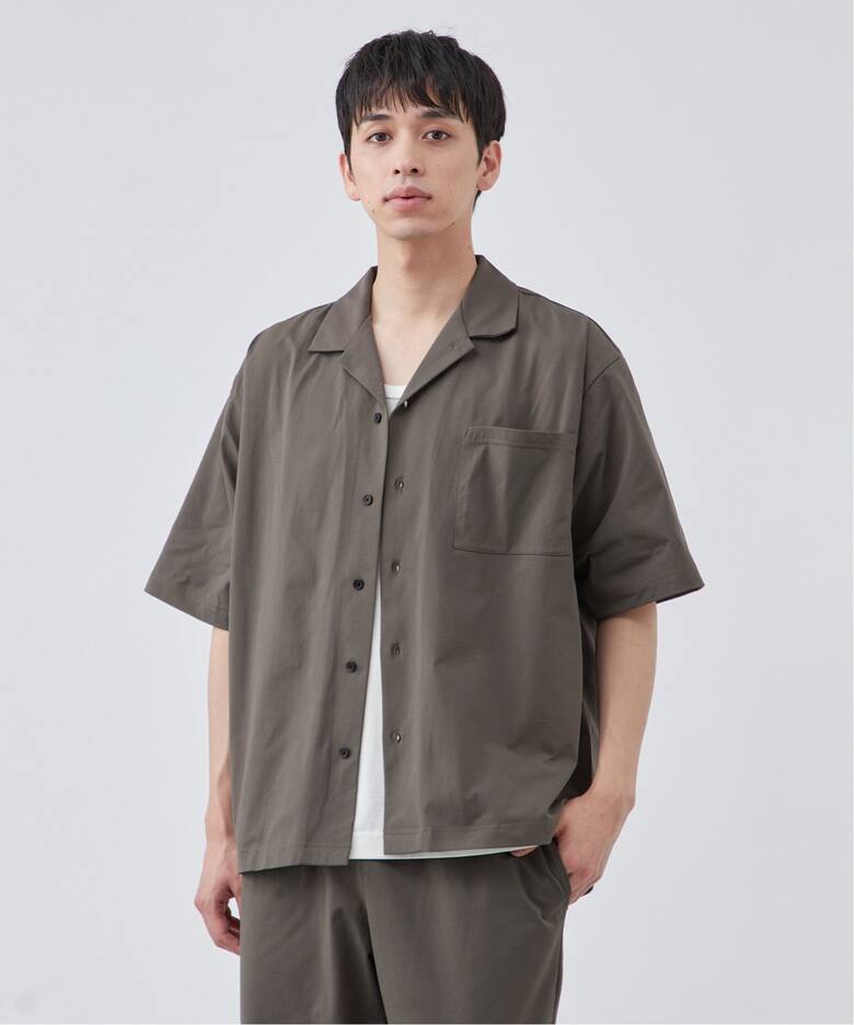 TQA-6 高機能セットアップ / オープンカラーシャツ＆ワイドテーパードスラックス（シャツ／ブラウス）｜B.C STOCK（ベーセーストック）の通販｜BAYCREW’S STORE