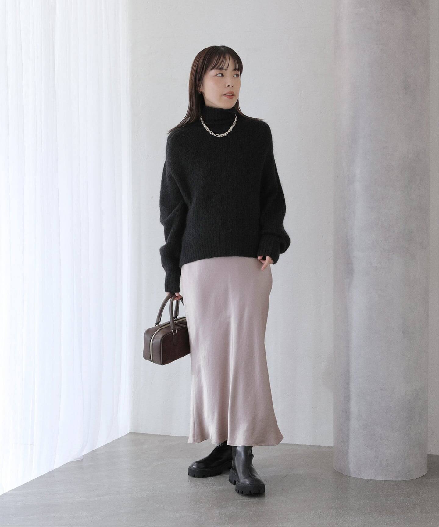 ラ トータリテ（La TOTALITE）/【洗える】サテンマーメードスカート 洗える】サテンマーメードスカート（ロング・マキシ丈スカート）｜La