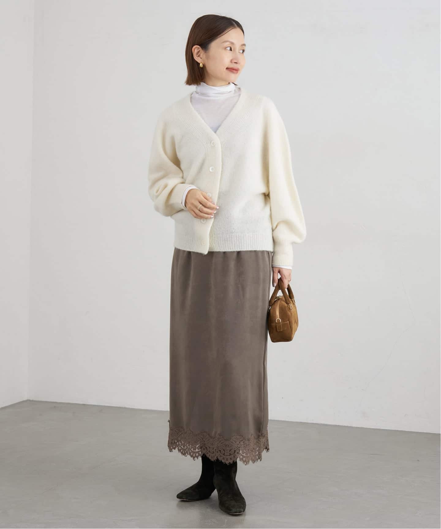 サテンレーススカート（ロング・マキシ丈スカート）｜IENA（イエナ）の