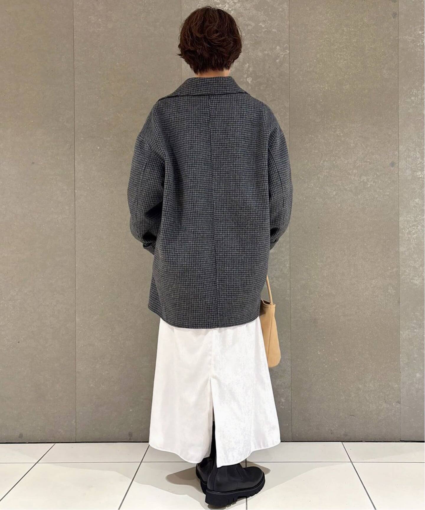 スエードライクセミフレアスカート（ロング・マキシ丈スカート