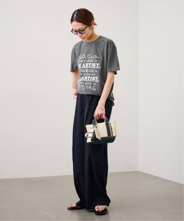 YA GOOD IDEAS × KIBITZ HANDWKS MESSAGE TSHIRT（Tシャツ／カットソー）｜FRAMeWORK ...