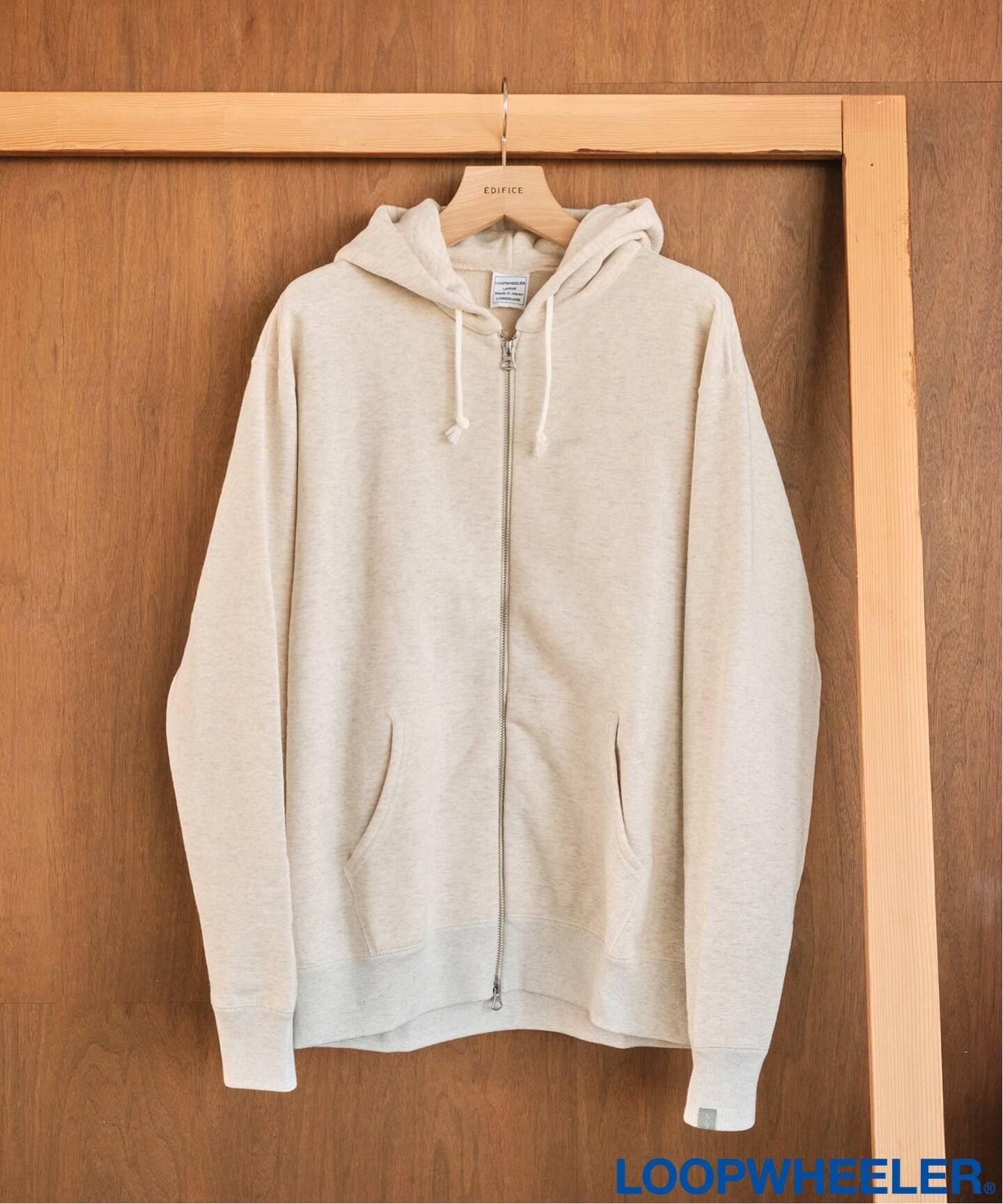 LOOPWHEELER × LOWERCASE for EDIFICE ライトツリウラケ ジップパーカー（パーカー）｜EDIFICE（エディフィス）の通販｜BAYCREW’S STORE