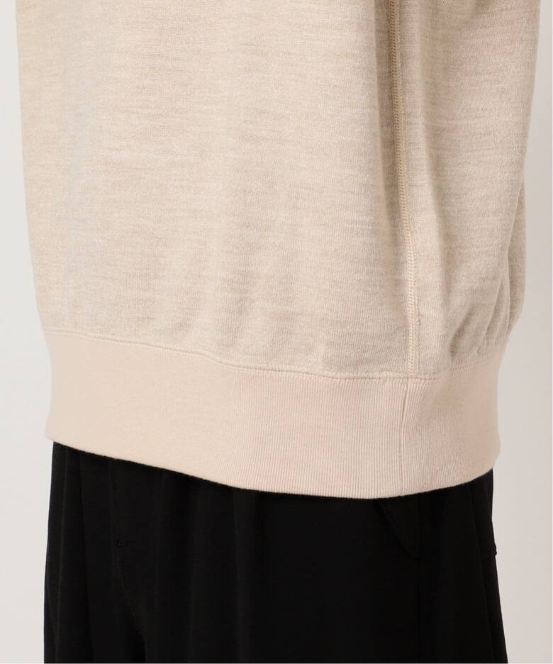 LOOPWHEELER × LOWERCASE for EDIFICE ウール/シルク スウェットSP（スウェット）｜EDIFICE（エディフィス）の通販｜BAYCREW’S STORE