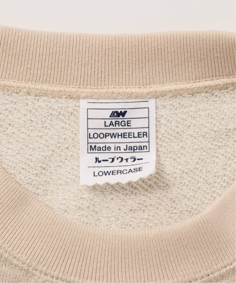 LOOPWHEELER × LOWERCASE for EDIFICE ウール/シルク スウェットSP（スウェット）｜EDIFICE（エディフィス）の通販｜BAYCREW’S STORE